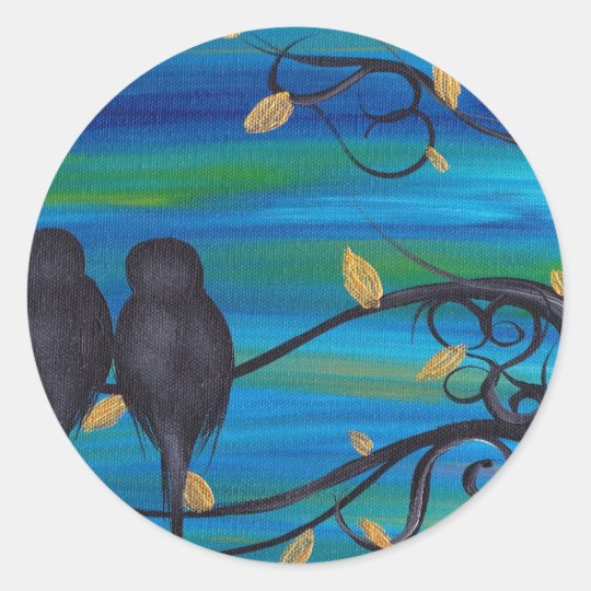 Good Night my Love Classic Round Sticker | Zazzle.com