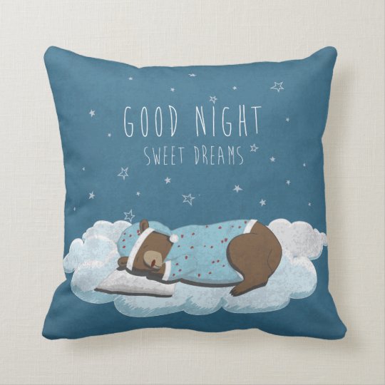 Good night sweet dreams throw pillow | Zazzle.com