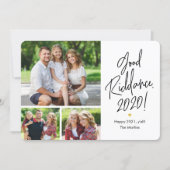 Good Riddance 3 Photos Happy New Year Cards | Zazzle