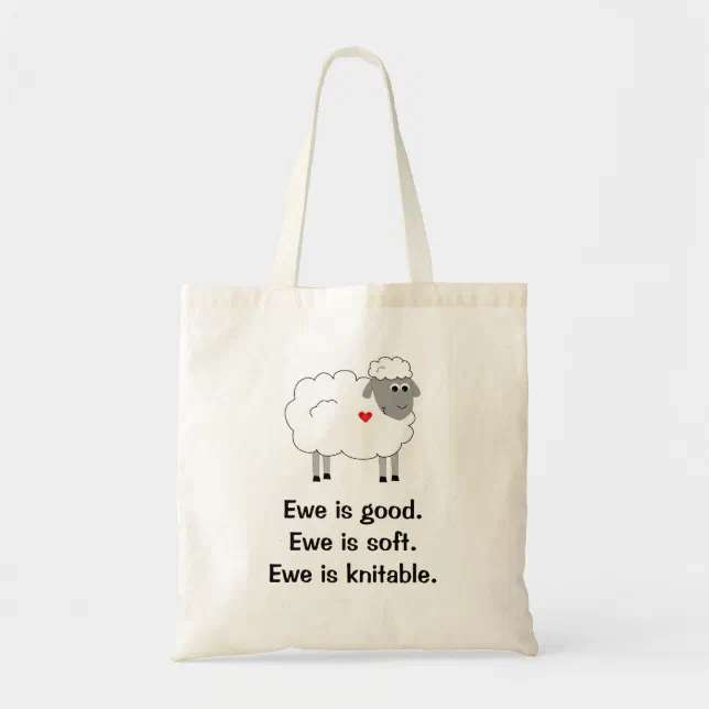 Good Sheep Knitter's Bag | Zazzle