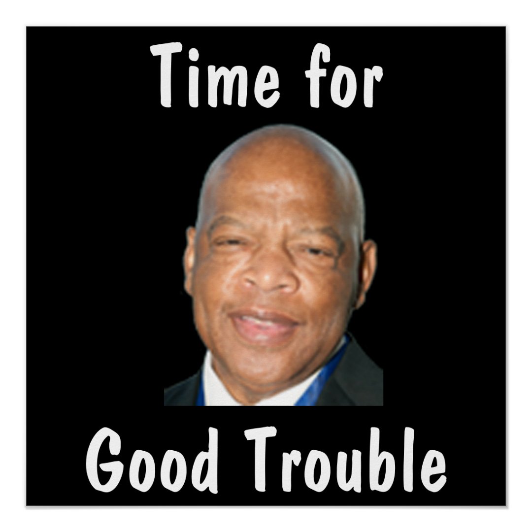 Good Trouble Poster | Zazzle