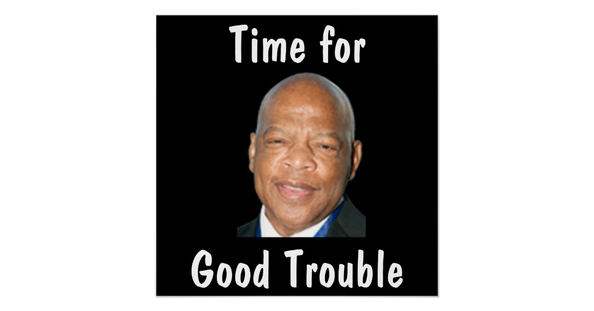 Good Trouble Poster | Zazzle