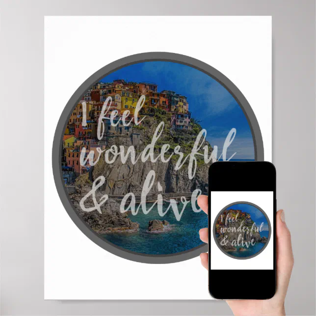 good vibes motivational quotes for success poster | Zazzle