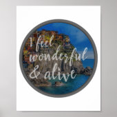 good vibes motivational quotes for success poster | Zazzle