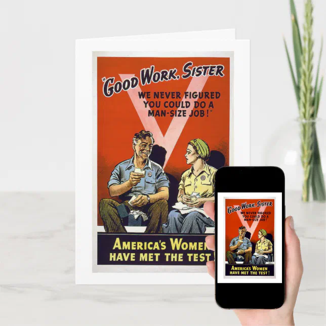 Good Work Sister Card | Zazzle