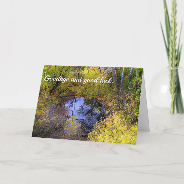 Goodbye and Good Luck to Doctor Card | Zazzle