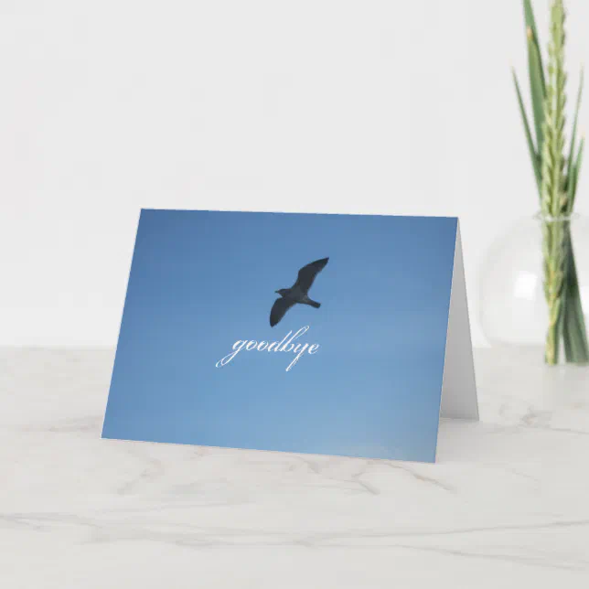 Goodbye Card | Zazzle