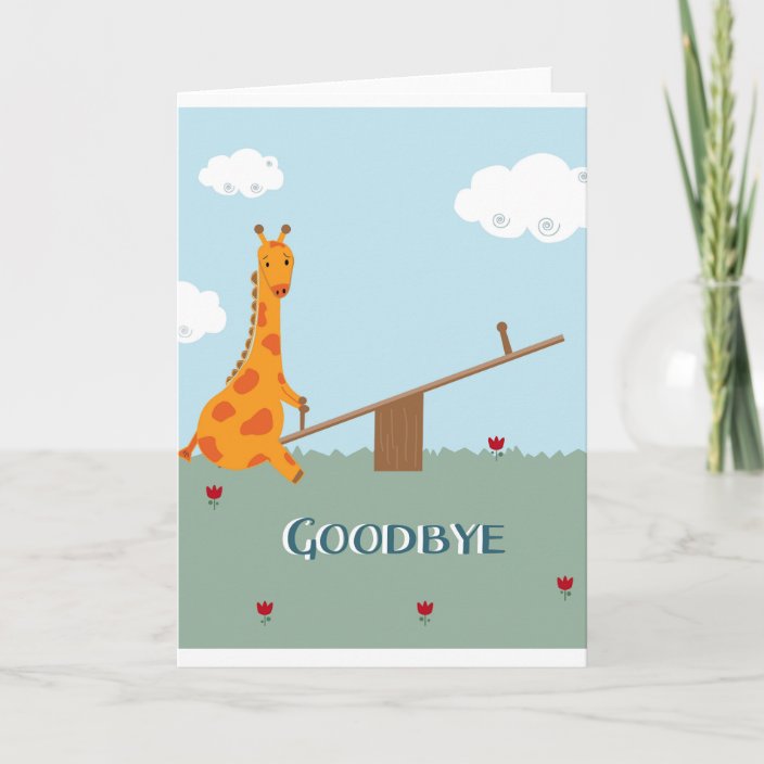 Goodbye Card | Zazzle.com