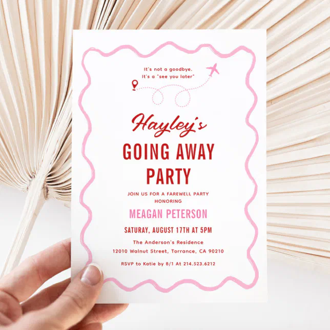Goodbye Going Away Party Invitation | Zazzle