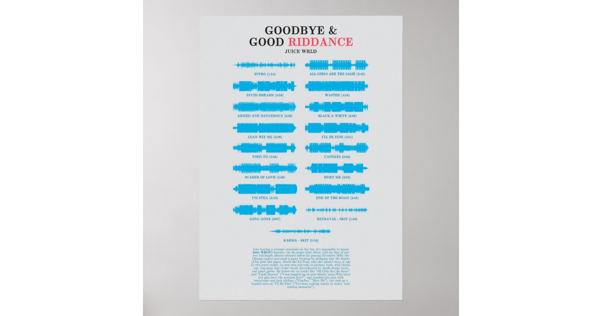 Goodbye & Good Riddance Poster | Zazzle