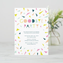 Goodbye Party Invitation | Zazzle