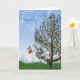 Goodbye with birds in tree card | Zazzle