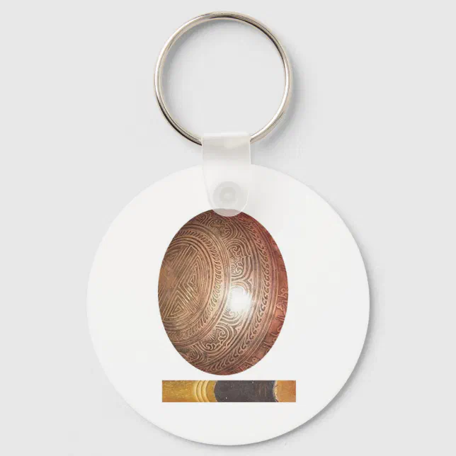 GoodLuck GIFTS : Tibetan Singing Bowl Keychain | Zazzle