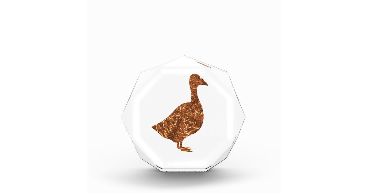 GoodLuck Symbols: Golden Geese Goose own one Award | Zazzle