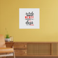 Goodness & Mercy Poster | Zazzle