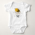 Goodnight Honey Bee Yellow Stars | Baby Bodysuit | Zazzle