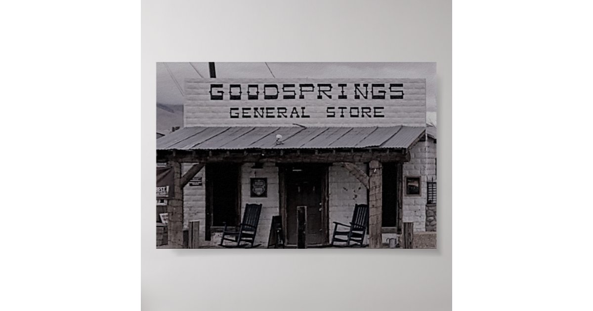 Goodsprings General Store poster | Zazzle