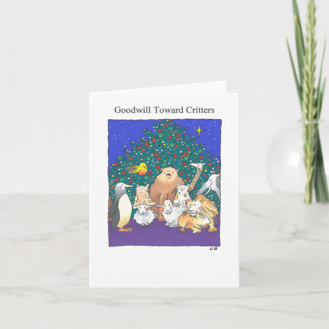 "Goodwill" Custom Christmas Card | Zazzle