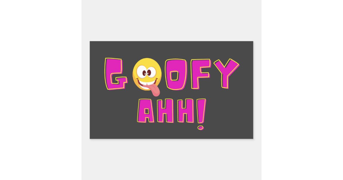 Goofy Ahh, goofy ahh beat, Rectangular Sticker | Zazzle