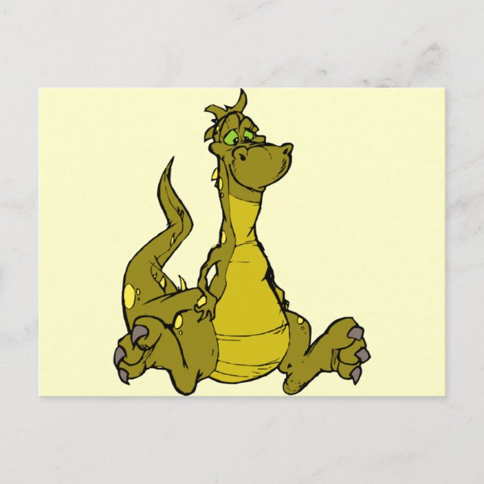 Goofy Dragon Postcard | Zazzle.com