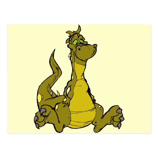 Goofy Dragon Postcard | Zazzle