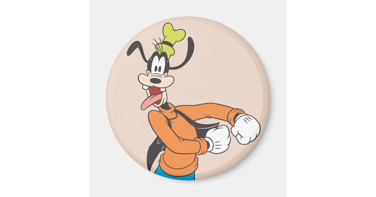 Goofy | Excited Magnet | Zazzle