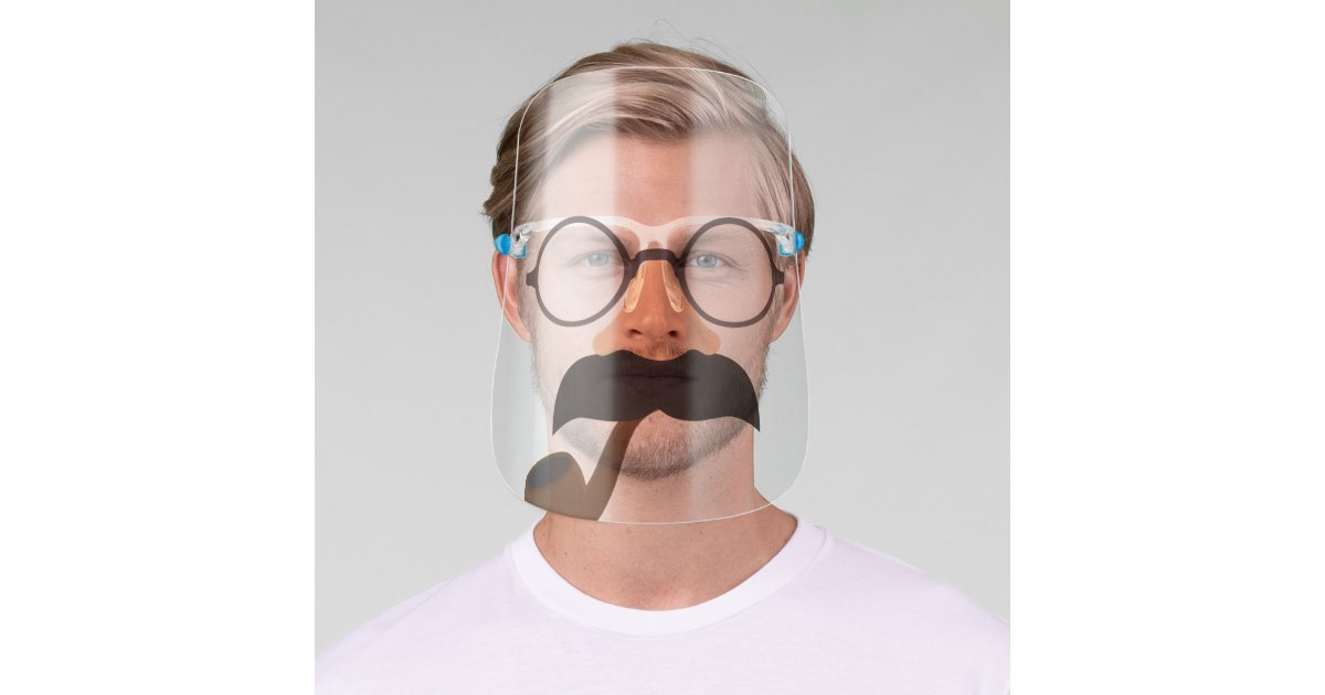 Goofy Face Face Shield | Zazzle