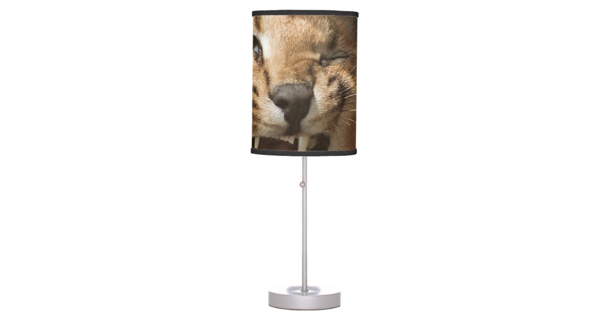 Goofy Lynx Table Lamp | Zazzle