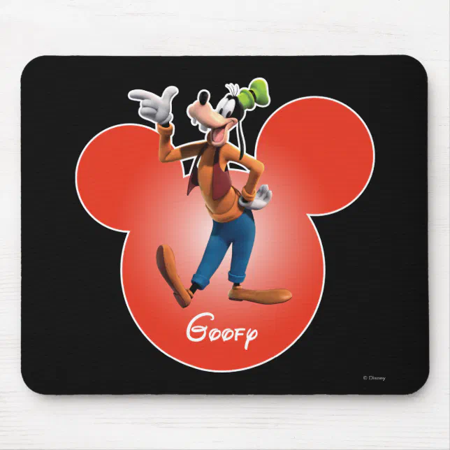Goofy | Mickey Head Icon Mouse Pad | Zazzle