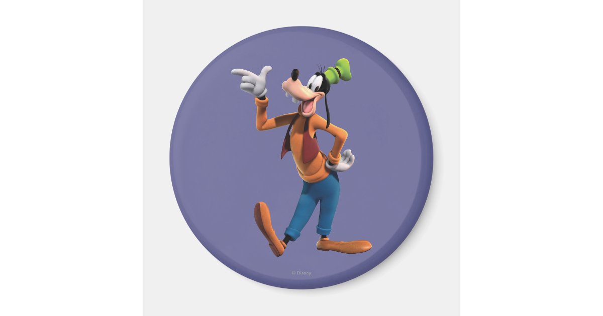 Goofy | Pointing Magnet | Zazzle
