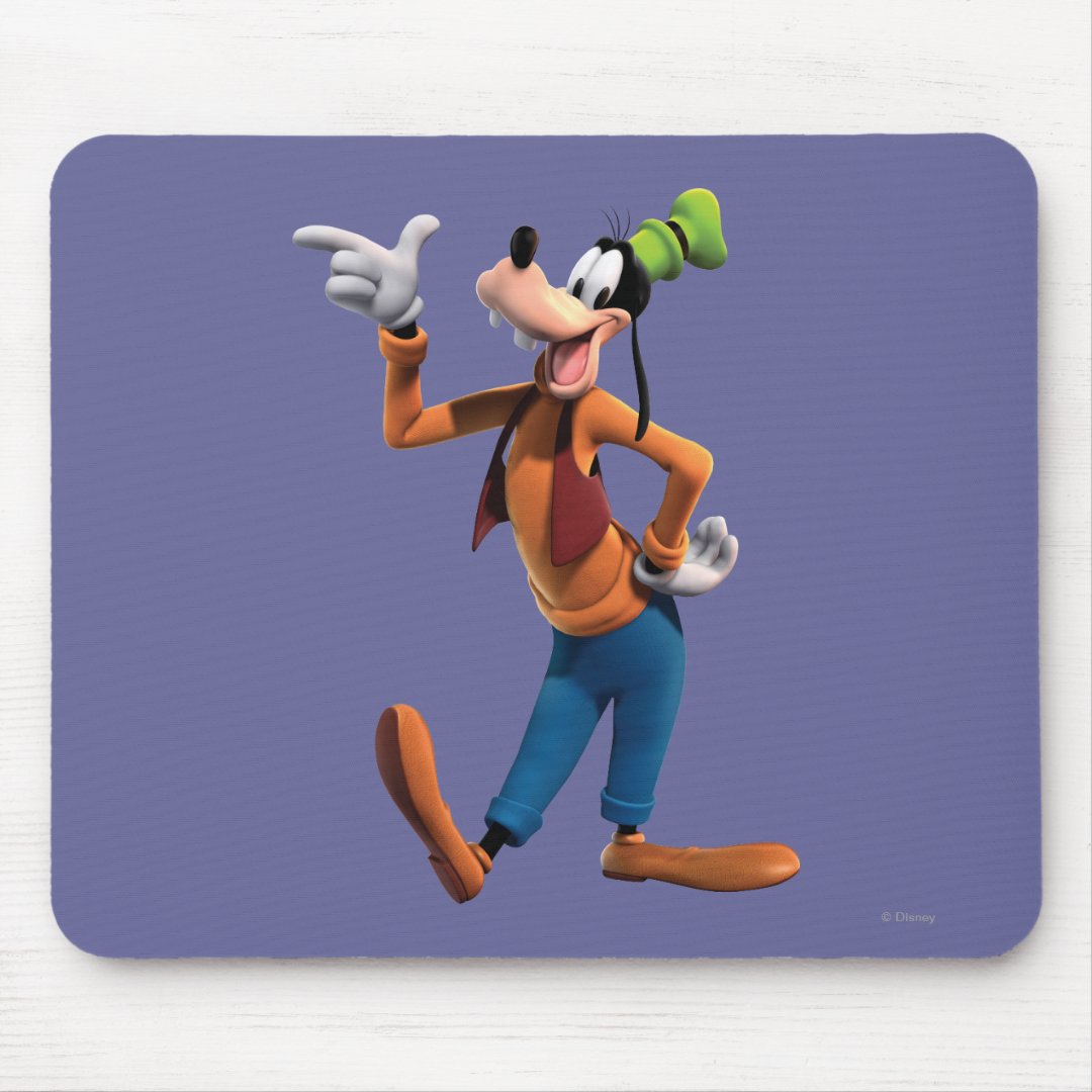 Goofy | Pointing Mouse Pad | Zazzle