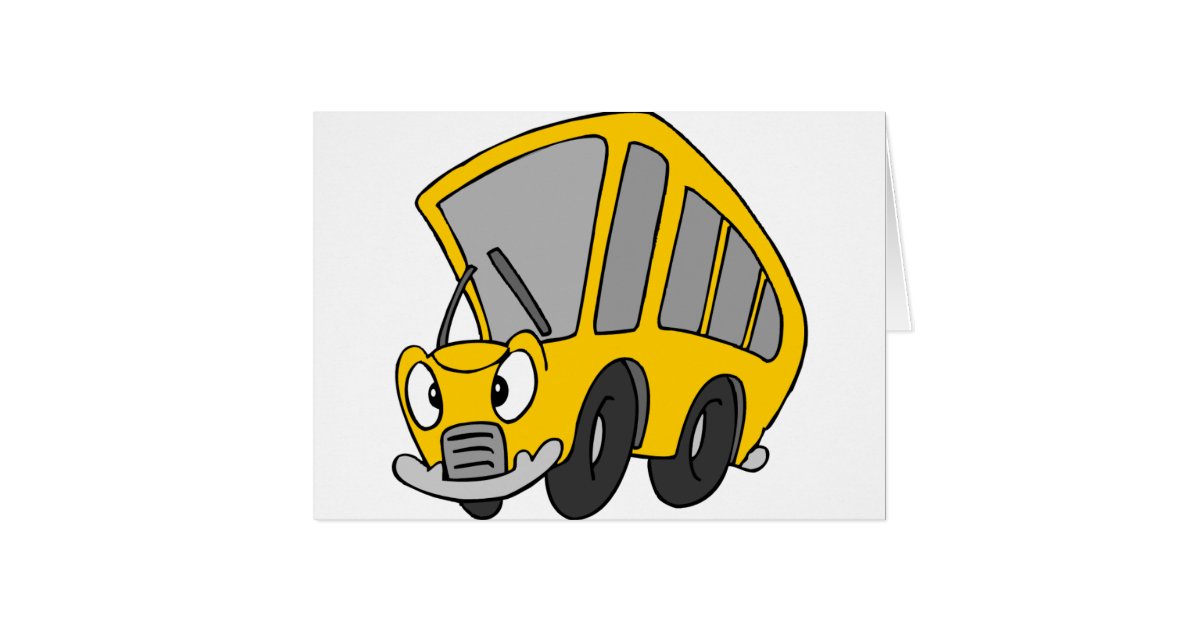 Goofy School Bus | Zazzle