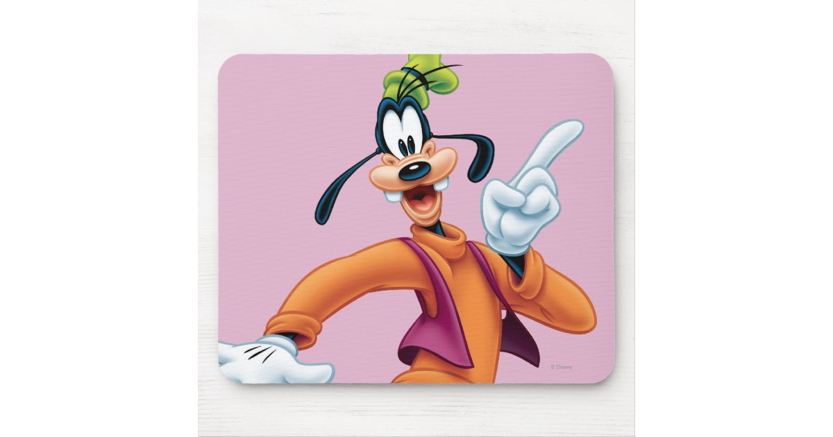 Goofy | Side Finger Up Mouse Pad | Zazzle