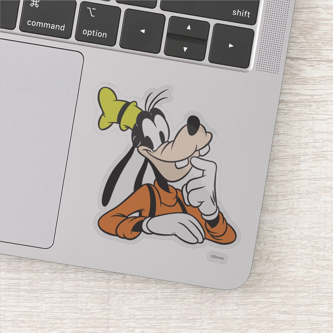 Goofy | Thinking Sticker | Zazzle