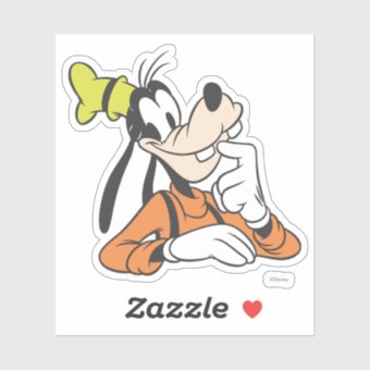 Goofy | Thinking Sticker | Zazzle