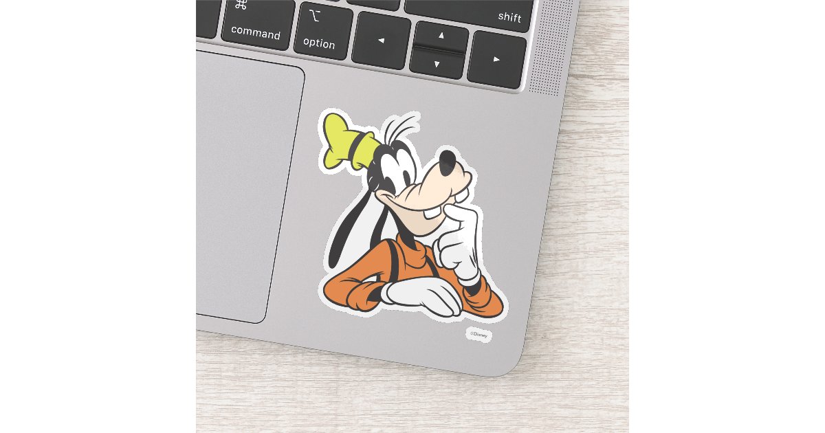 Goofy | Thinking Sticker | Zazzle