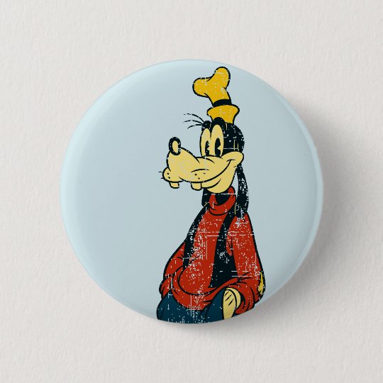 Goofy | Vintage Pinback Button | Zazzle.com