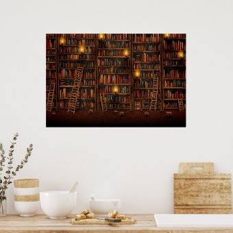 Google Library Poster | Zazzle
