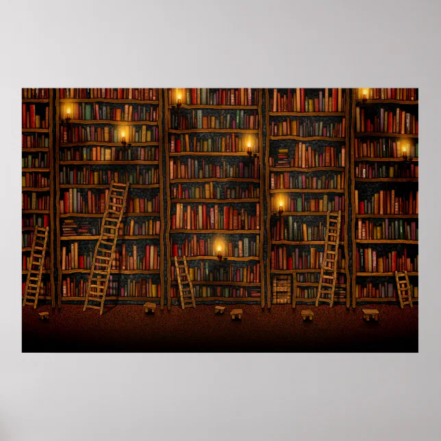 Google Library Poster | Zazzle