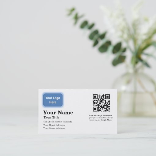 Google Maps Locator Business Card | Zazzle