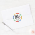Google Review QR Code Classic Round Sticker | Zazzle