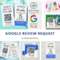 Google Review Request Card with Logo and QR Code | Zazzle