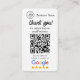 Google Review Request Card with QR code | Zazzle