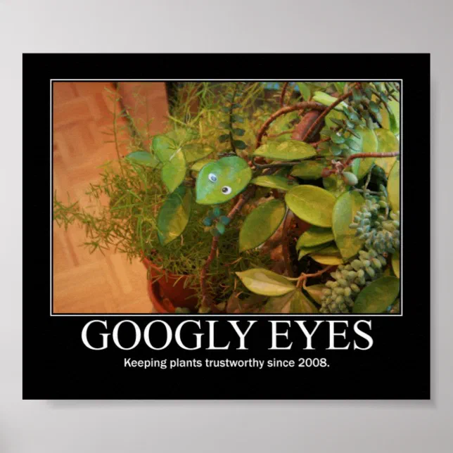Googly Eyes Poster | Zazzle