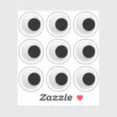Googly Eyes Sticker | Zazzle