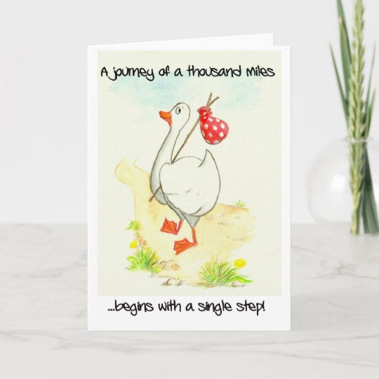 'Goose' Inspirational Greeting Card | Zazzle.com