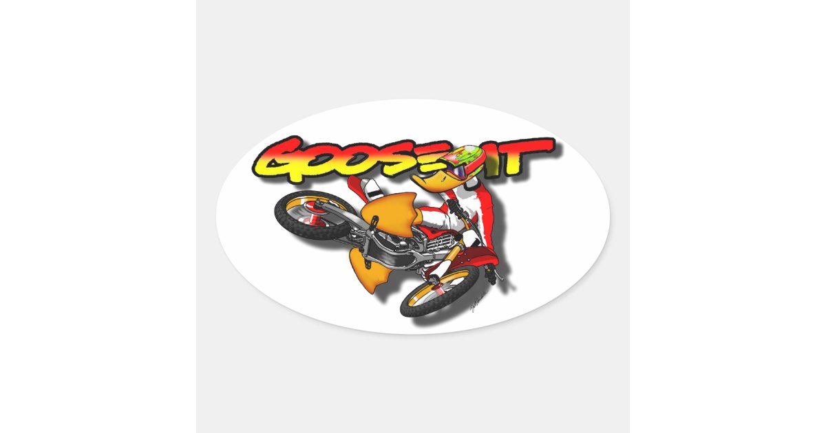 Goose It whip sticker set | Zazzle