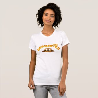 Gopher-Go T-Shirt | Zazzle