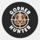 Gopher Hunter Crosshairs Trap Hunting Classic Round Sticker | Zazzle