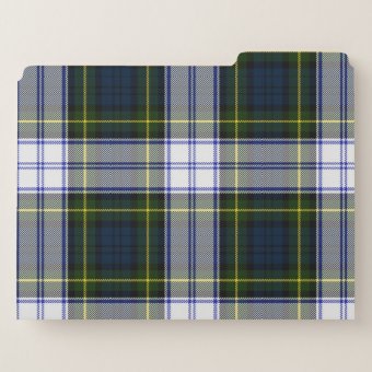 Gordon Dress Plaid File Folder Set | Zazzle
